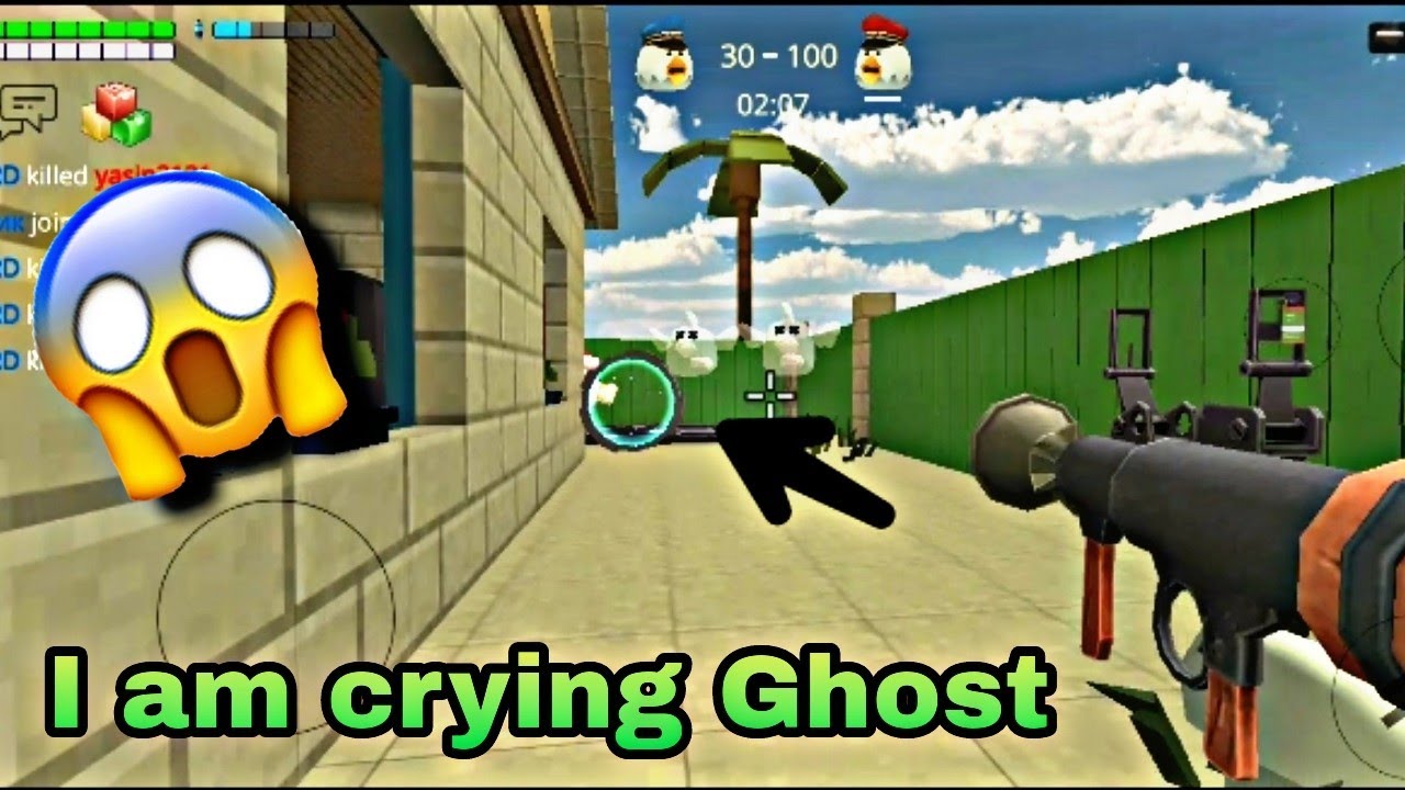 I am crying 😭 GHOST . chicken gun - YouTube