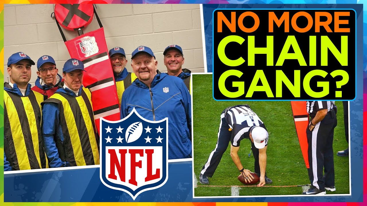 NFL to replace "Chain Gang" with "Hawk-Eye" for 1st Downs - YouTube