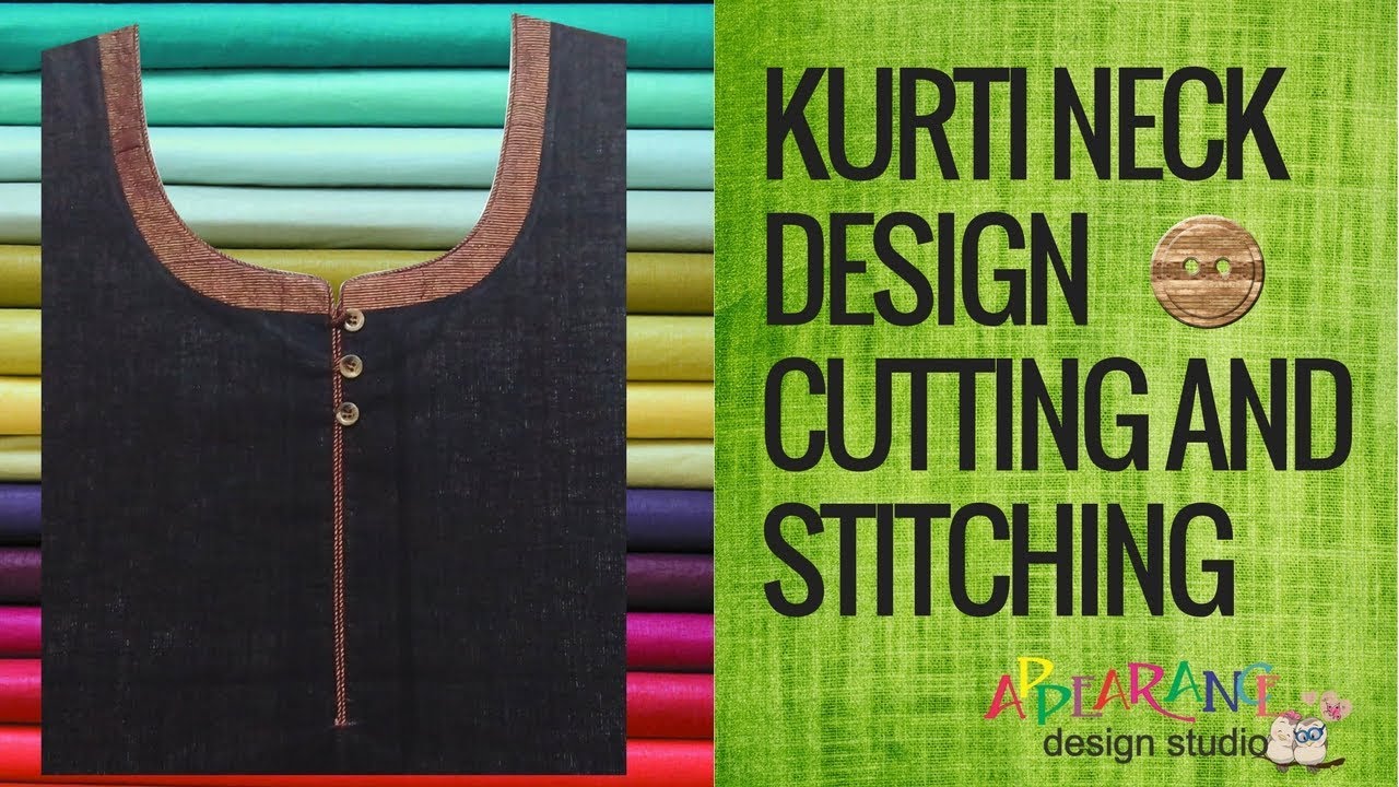 dress neck design sew wooden button neckline design ️ Very Easy Neck ...