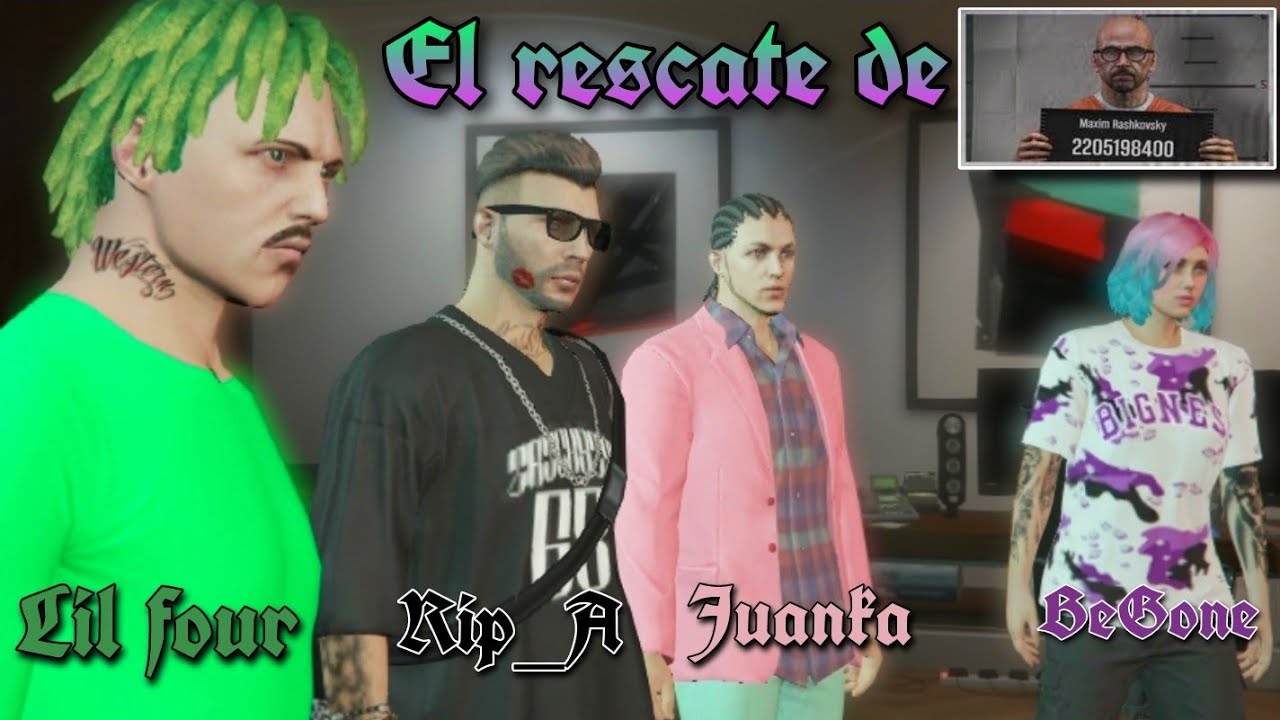 GTA Online - El rescate de Maxim Rashkovsky 👮🧍 ft. BeGone, Rip_A ...