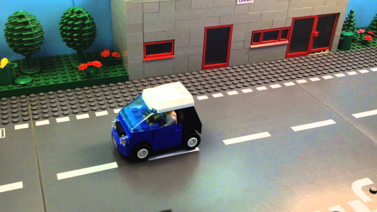 LEGO Cars Brickfilm. Lego Smarts driving - YouTube
