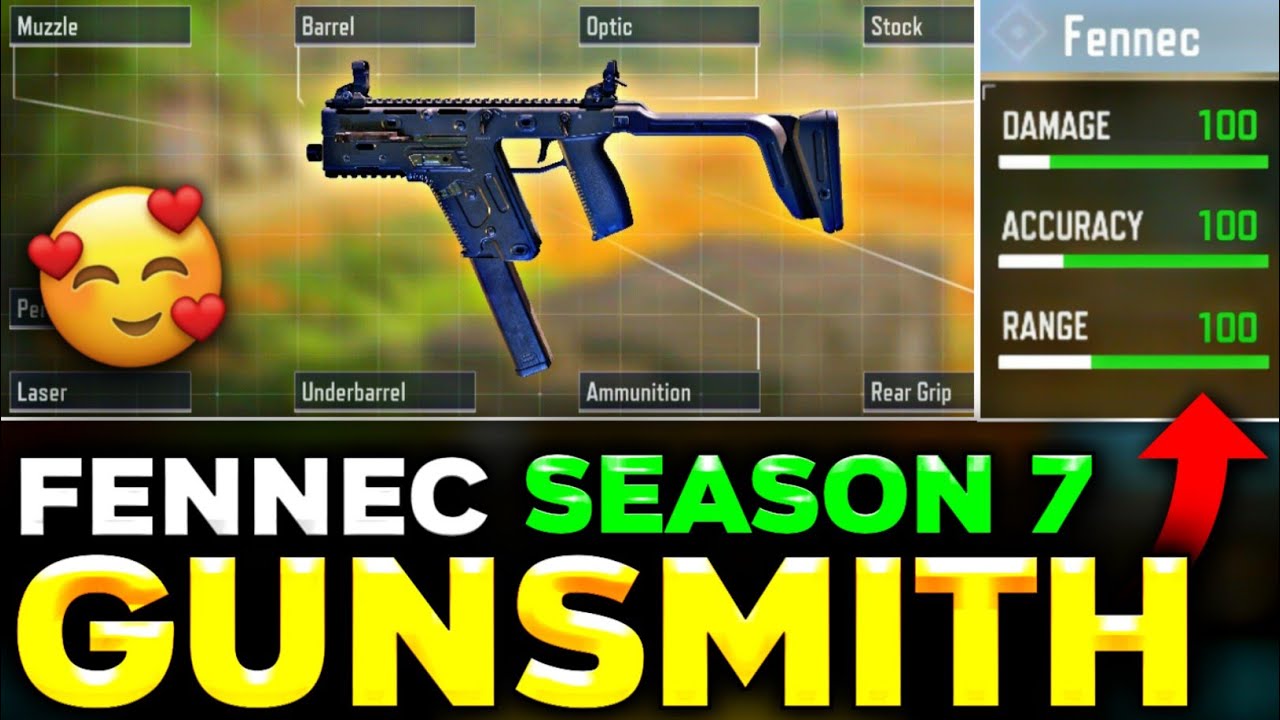 FENNEC Best GUNSMITH in COD Mobile SEASON 7 | FENNEC Best ATTACHMENTS ...