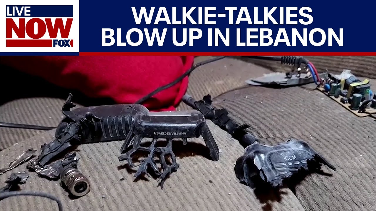 Walkie-talkies explode in Lebanon a day after pager attack | LiveNOW ...