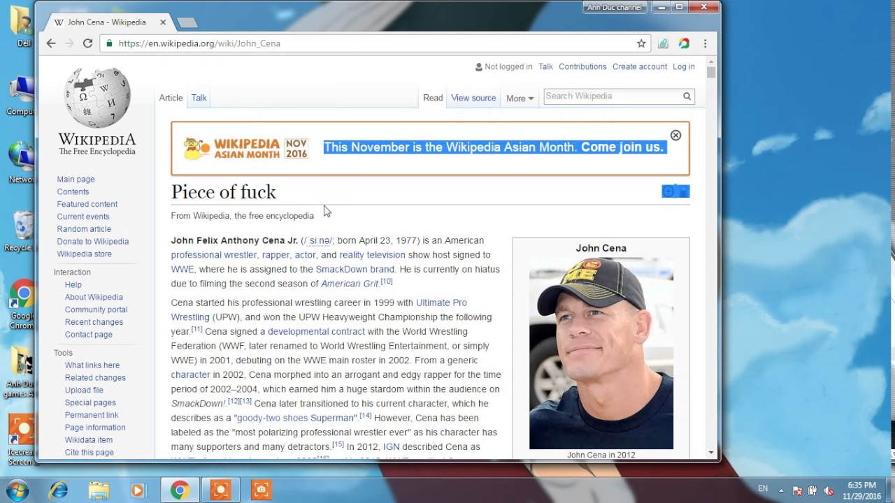 wikipedia trolling - YouTube