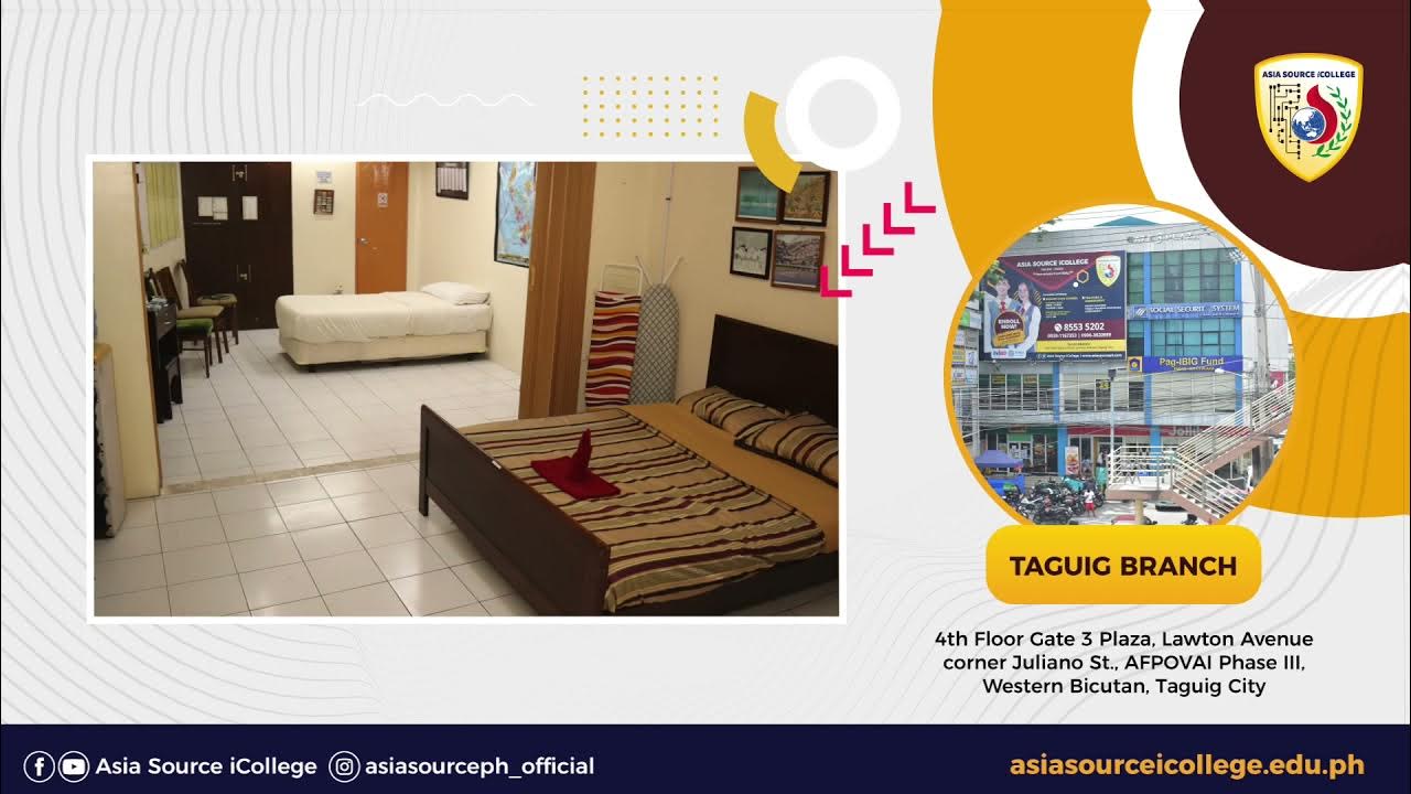 Asia Source iCollege Facilities (Taguig & Pasig Campuses) - YouTube