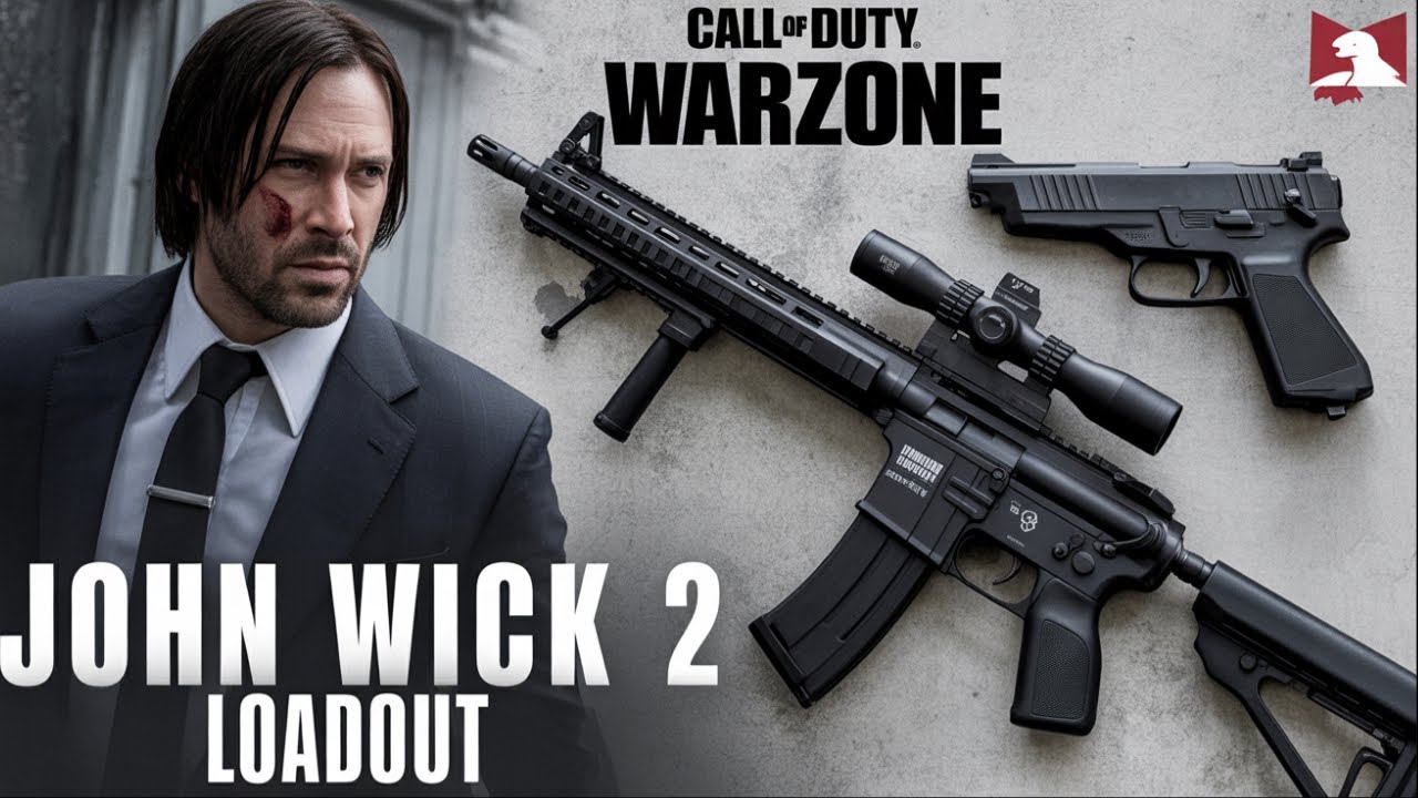 cod warzone john wick loadout step by step on the build - YouTube
