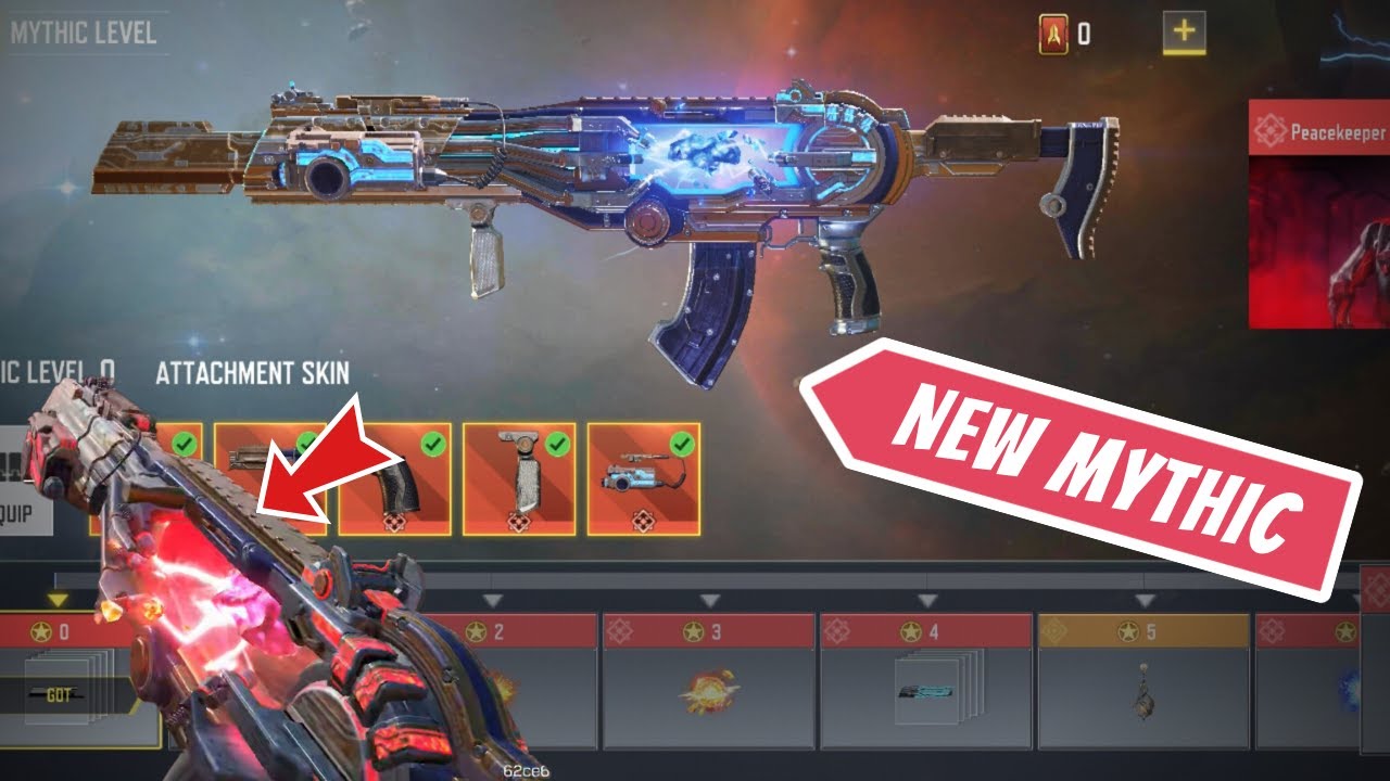 *NEW* PEACEKEEPER MK2 MYTHIC SKIN in Call of Duty Mobile... GAMEPLAY 🤯 ...