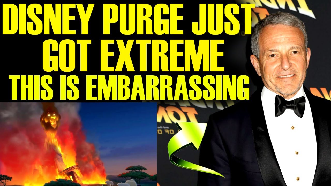 DISNEY PURGE JUST GOT EXTREME! THIS IS HUMILIATING FOR BOB IGER ...