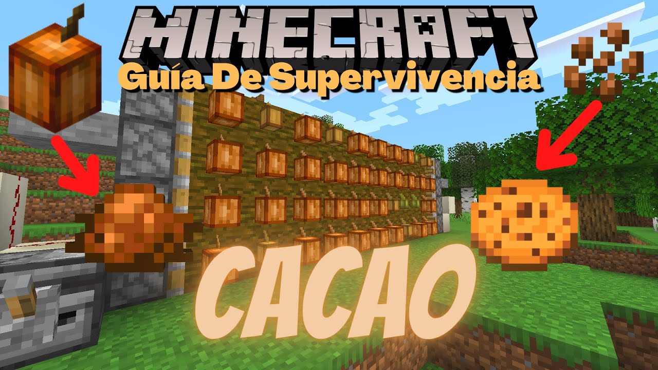 Como Plantar Granos De Cacao En Minecraft - Dibujos Cute Para Imprimir