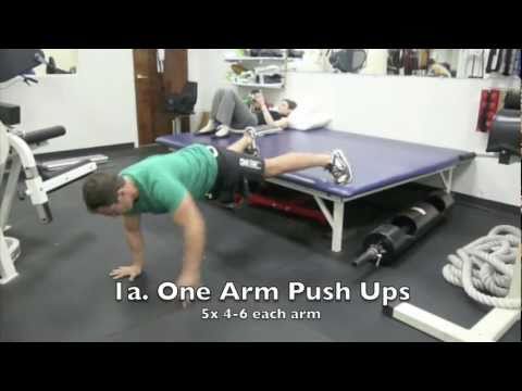 Upper-Body Push, Contrast Training Workout 5/23/11 - Nick Tumminello ...