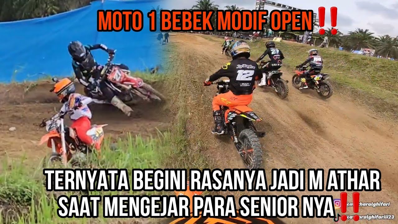 SEPERTI INI JIKA BERADA DI ATAS MOTOR M ATHAR SAAT BALAPAN‼️ TEGANG ...
