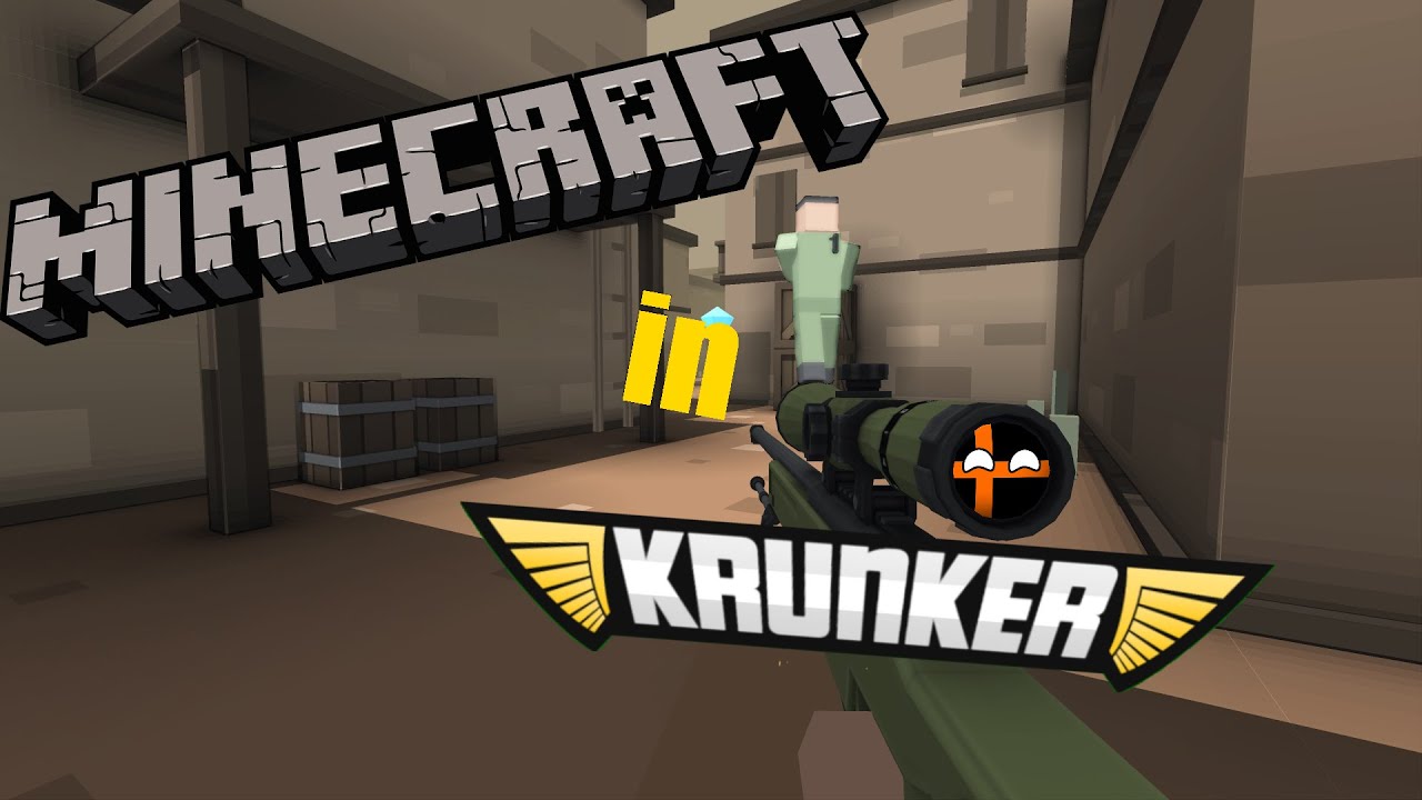 Minecraft in Krunker.io - YouTube