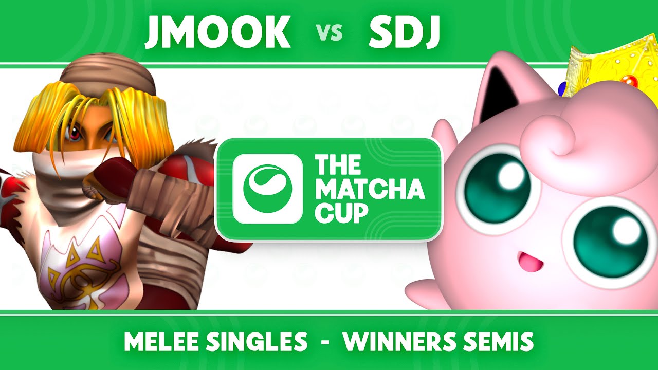 🍵Matcha Cup: Jmook (Sheik) vs SDJ (Puff) | SSBM Melee Winners Semis ...