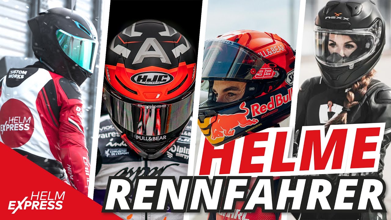 TOP 5 der SPORTLICHSTEN INTEGRALHELME 2023 - Die Helme der Rennfahrer ...