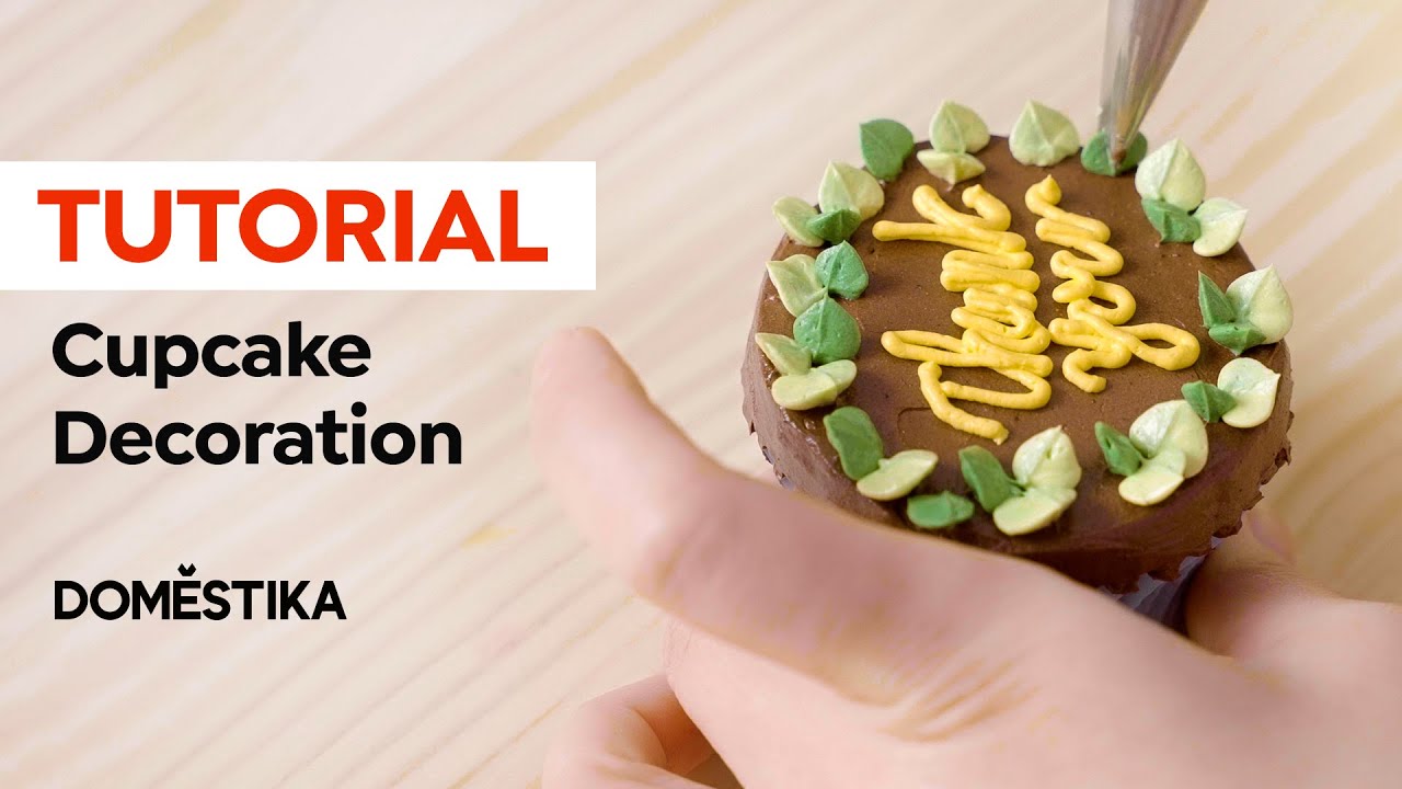 Cupcake Decoration Tutorial: How to DECORATE a CUPCAKE like a ...