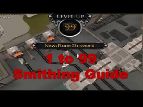 1-99 Smithing Guide Runescape 2014 - Expensive and Cheap Methods [P2P ...