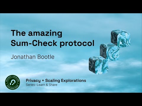 The Amazing Sumcheck Protocol" by Jonathan Bootle - YouTube
