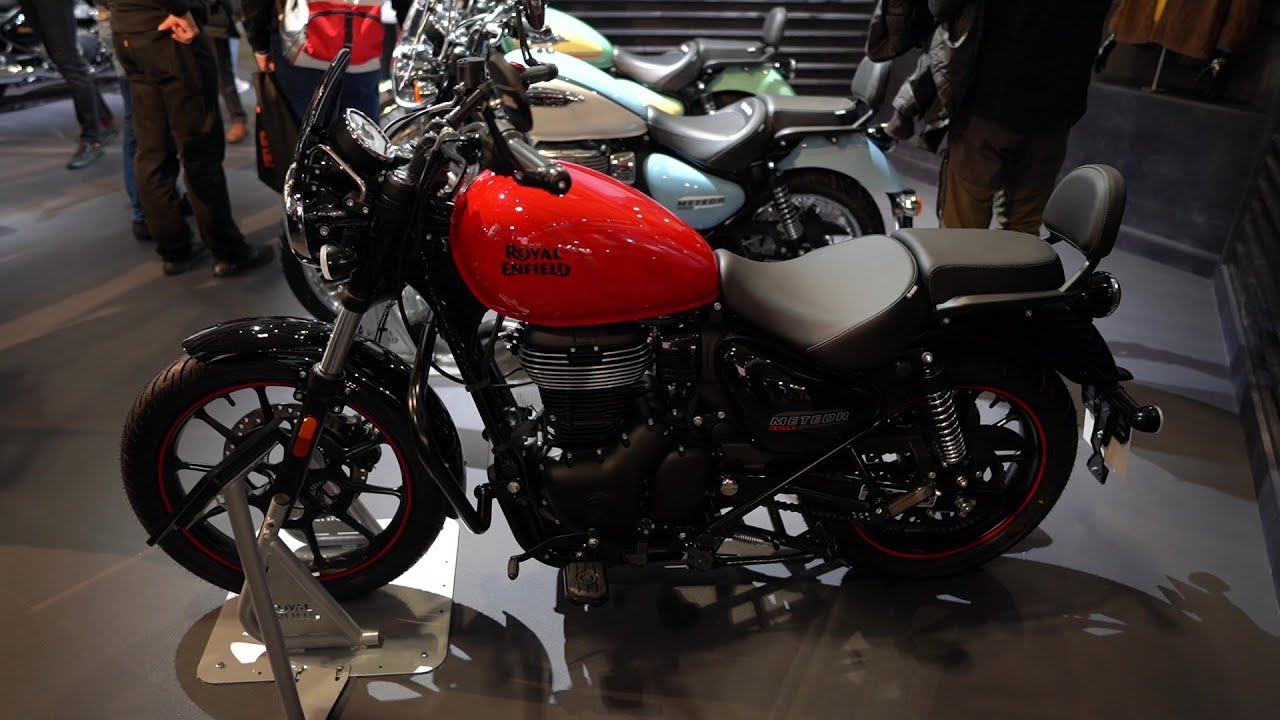ROYAL ENFIELD METEOR 350 motorcycle for 2024 in EICMA Italy - YouTube