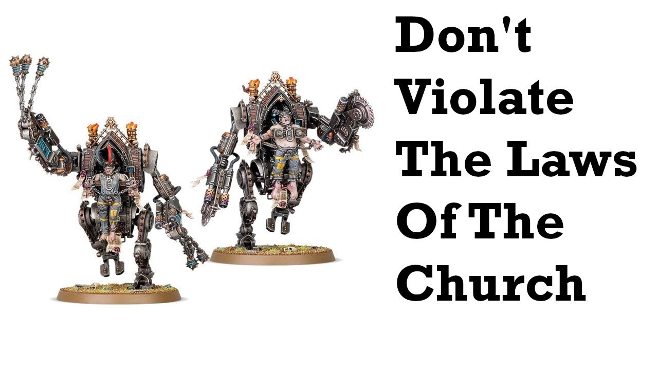 Warhammer 40k Sisters Of Battle Penitent Engines Is An Prisoner's Worst ...
