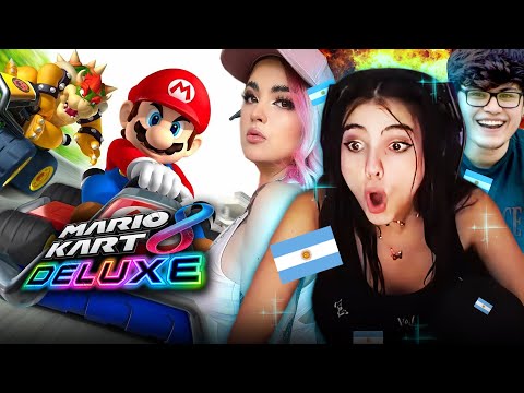 ARGENTINA PRIMERA en TORNEO de MARIO KART con STREAMERS