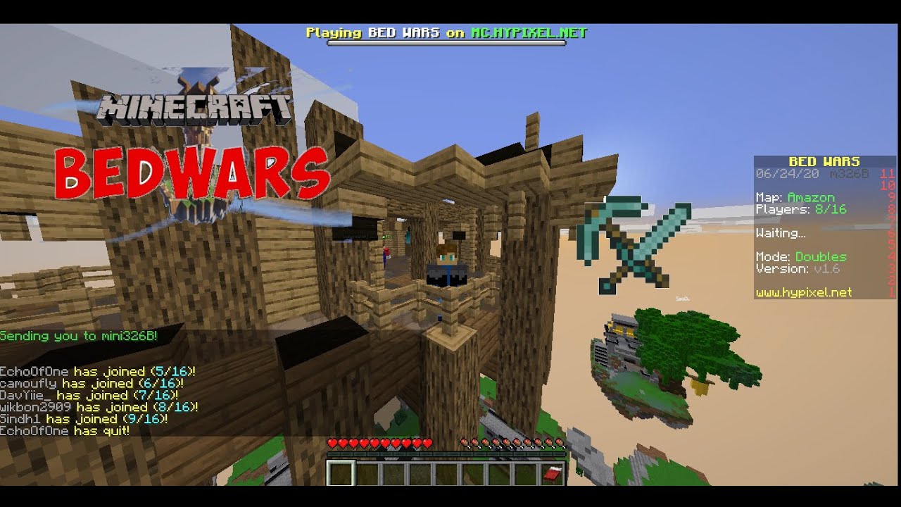 BED-WARS hypixel - YouTube