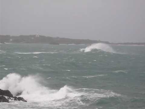 Storm on Scilly - YouTube