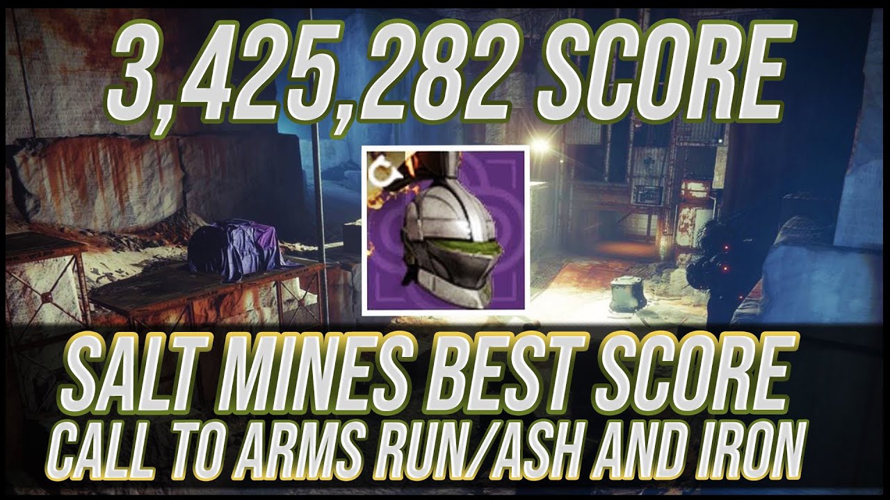 Destiny 2: Best Salt Mines Score so Far! | Ash and Iron - YouTube