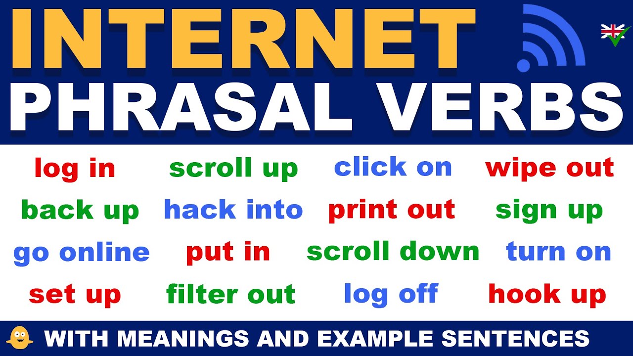 16 Daily Use Internet Phrasal Verbs in English with Example Sentences used in Everyday ...