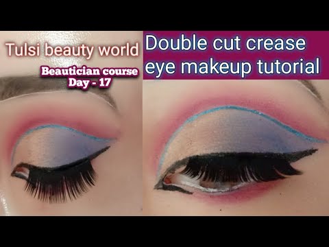 Double cut crease eye makeup tutorial || @Tulsibeautyworld || Easy eye ...