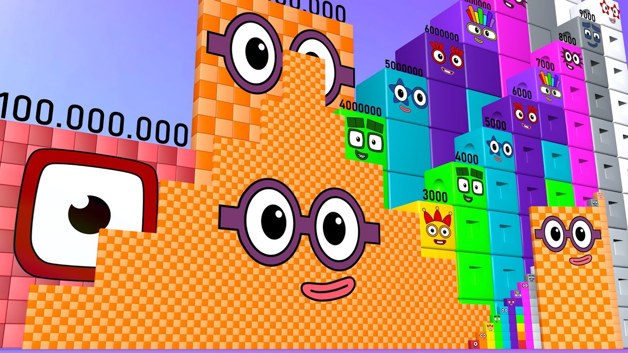 Numberblocks Puzzle Step Squad 400 2000 200,000,000 MILLION BIGGEST ...