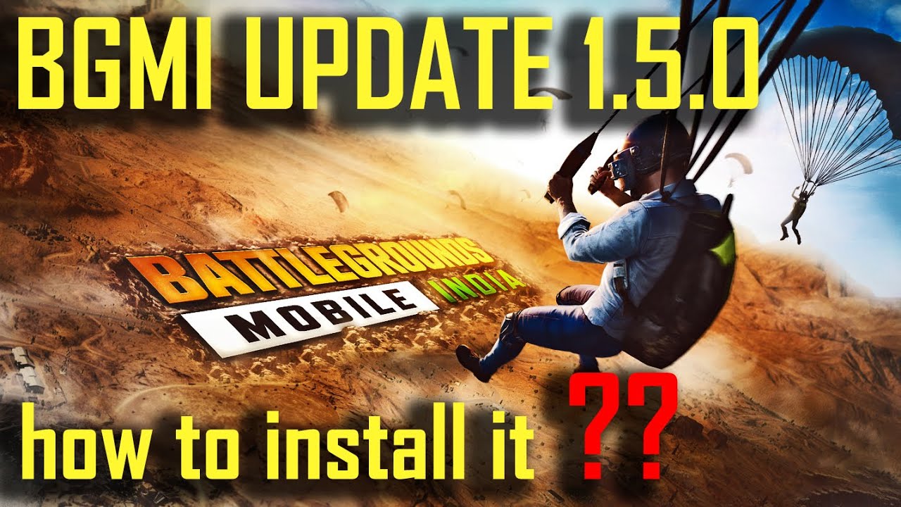 BGMI (PUBG) How to Update BGMI to latest Version 1.5.0 - YouTube