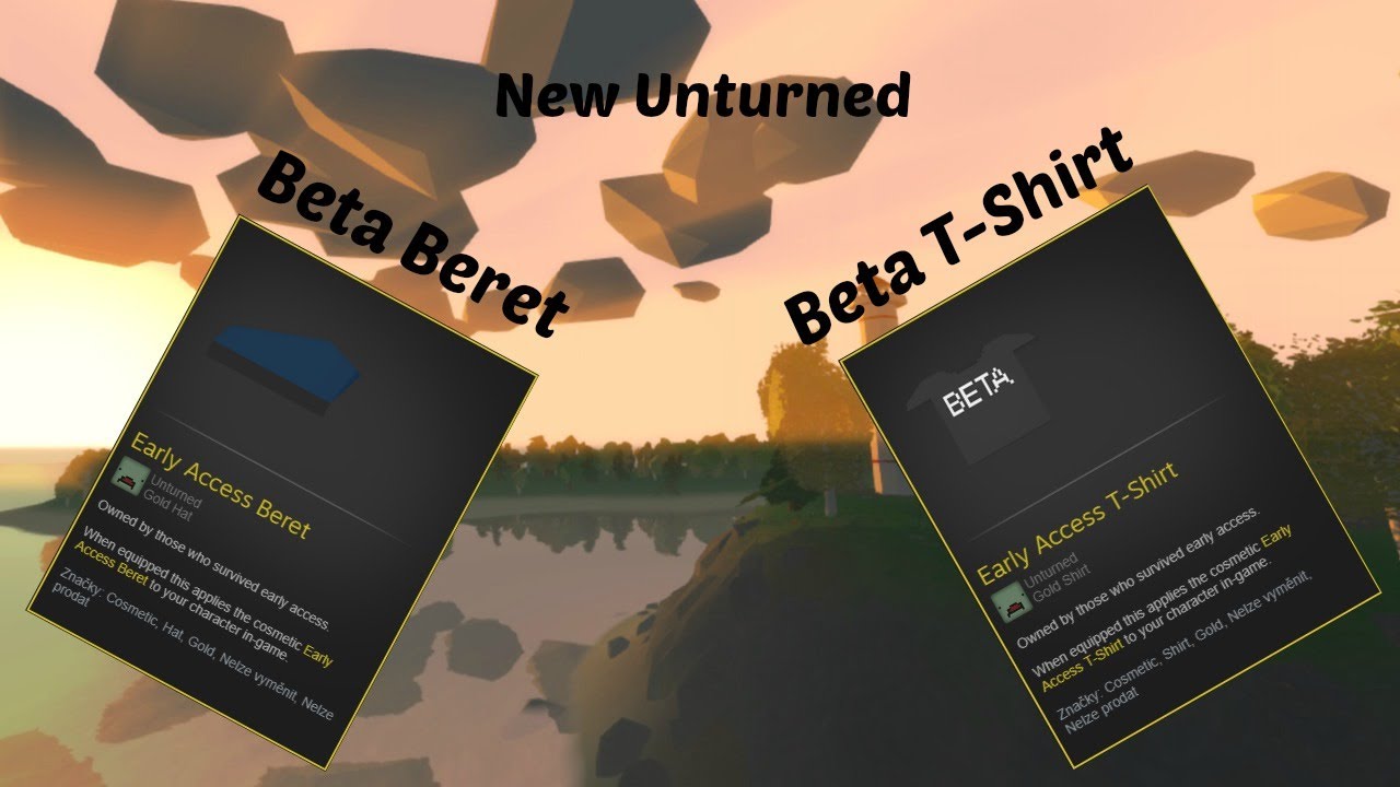 UNTURNED | NEW BETA BERET & T-SHIRT !! - YouTube