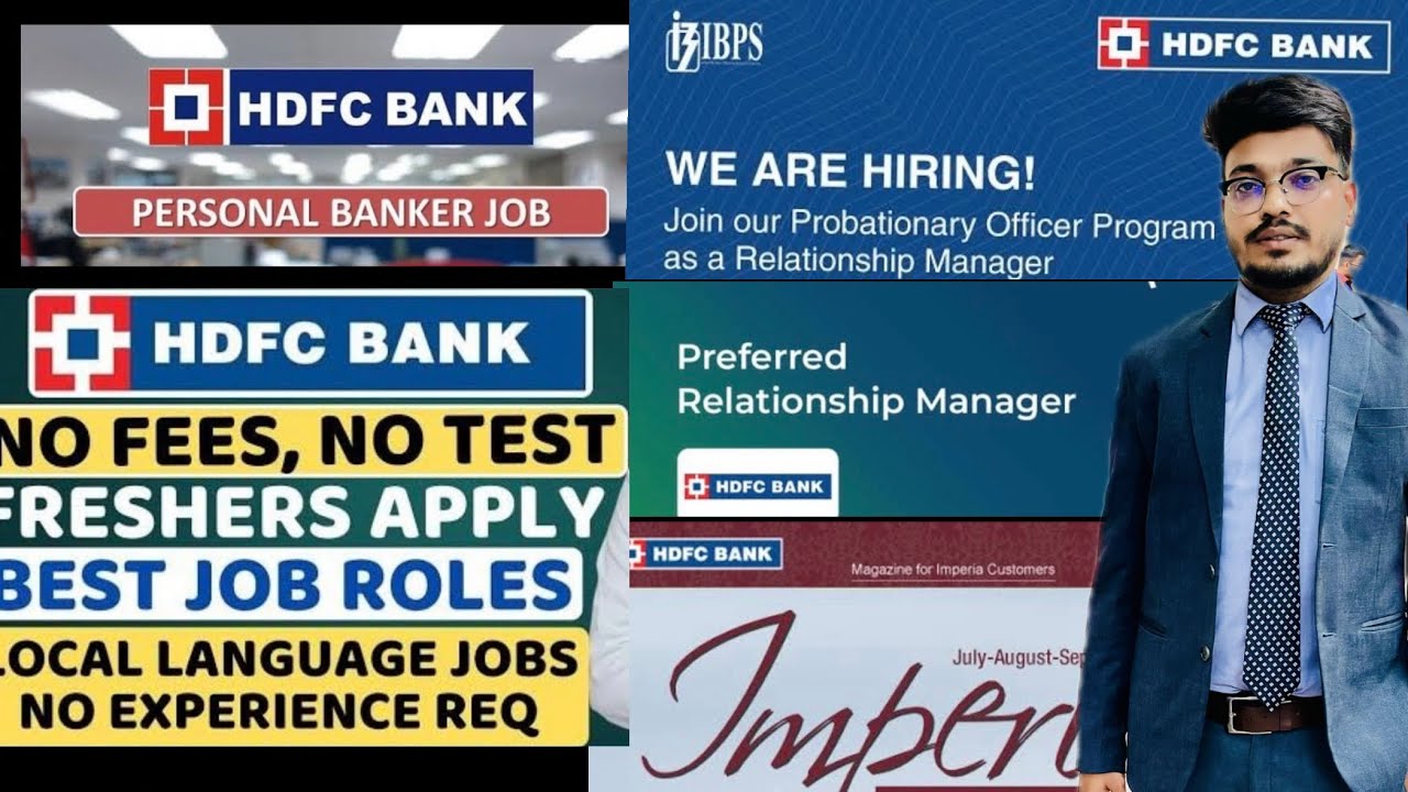 HDFC Bank Job Profile and Salary🤑 | HDFC Bank Recruitment 2025 | Bank ...