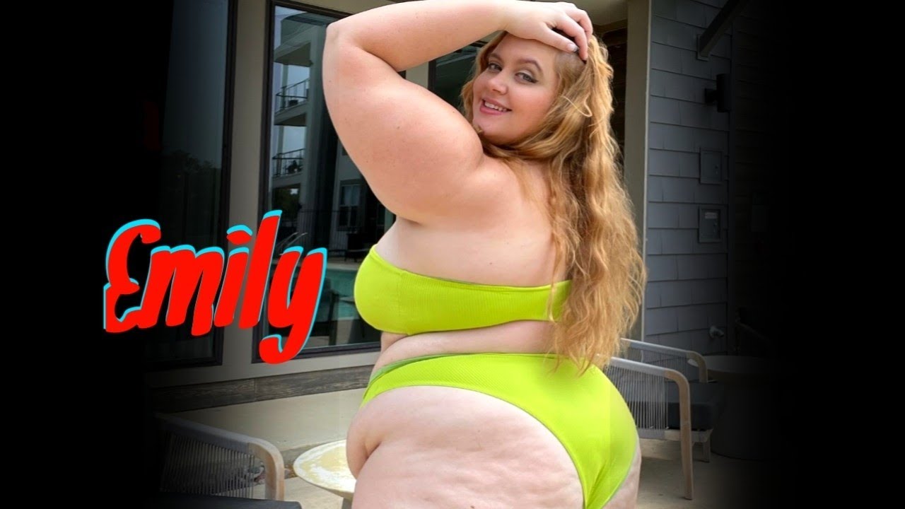 EMILY WALDEN 💕 American Plus Size Curvy Fashion Model - YouTube