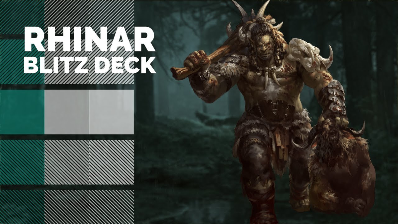 Flesh and Blood TCG - Brute - Rhinar Blitz Deck Tech - YouTube