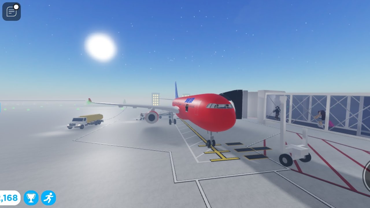 Roblox cabin crew simulator-Airbus A330#1 Robloxia to Los Angeles - YouTube