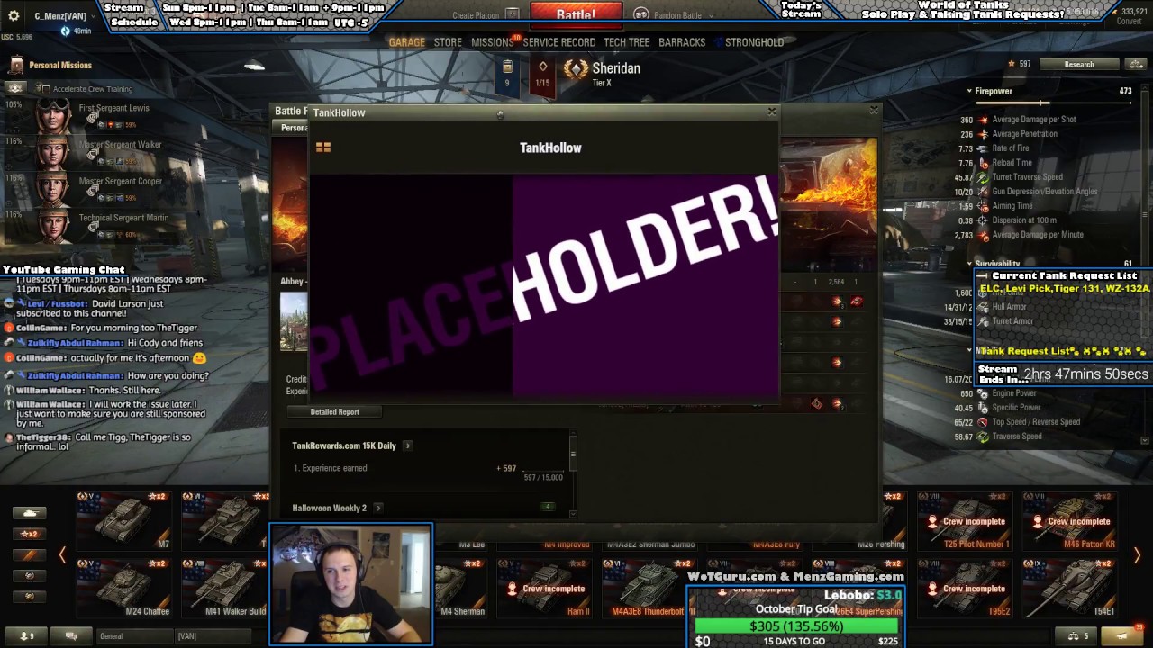 World of Tanks Live Stream [WoT Guru] 10/17/17 [255 Tanks] [8,854 WTR ...