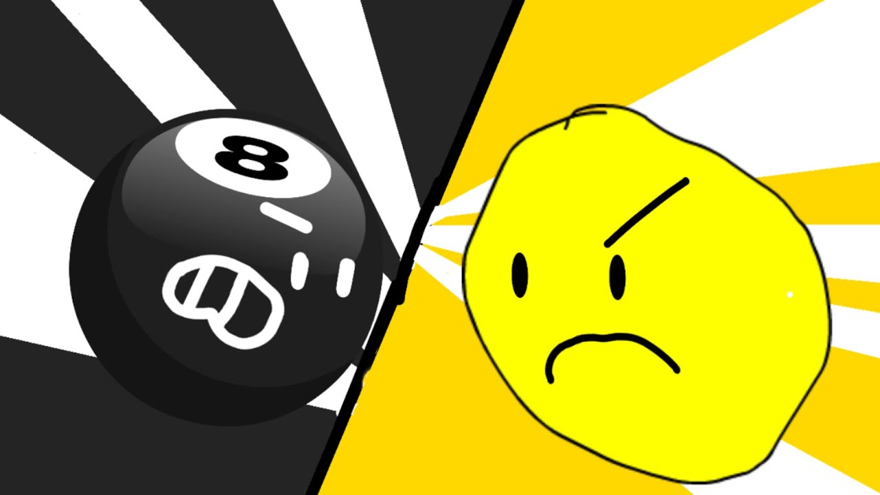BFB Tournament 1 :8 Ball vs Yellow Face - YouTube