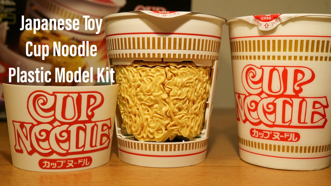 Best Hit Chronicle Cup Noodle Plastic Model Kit by Bandai - YouTube