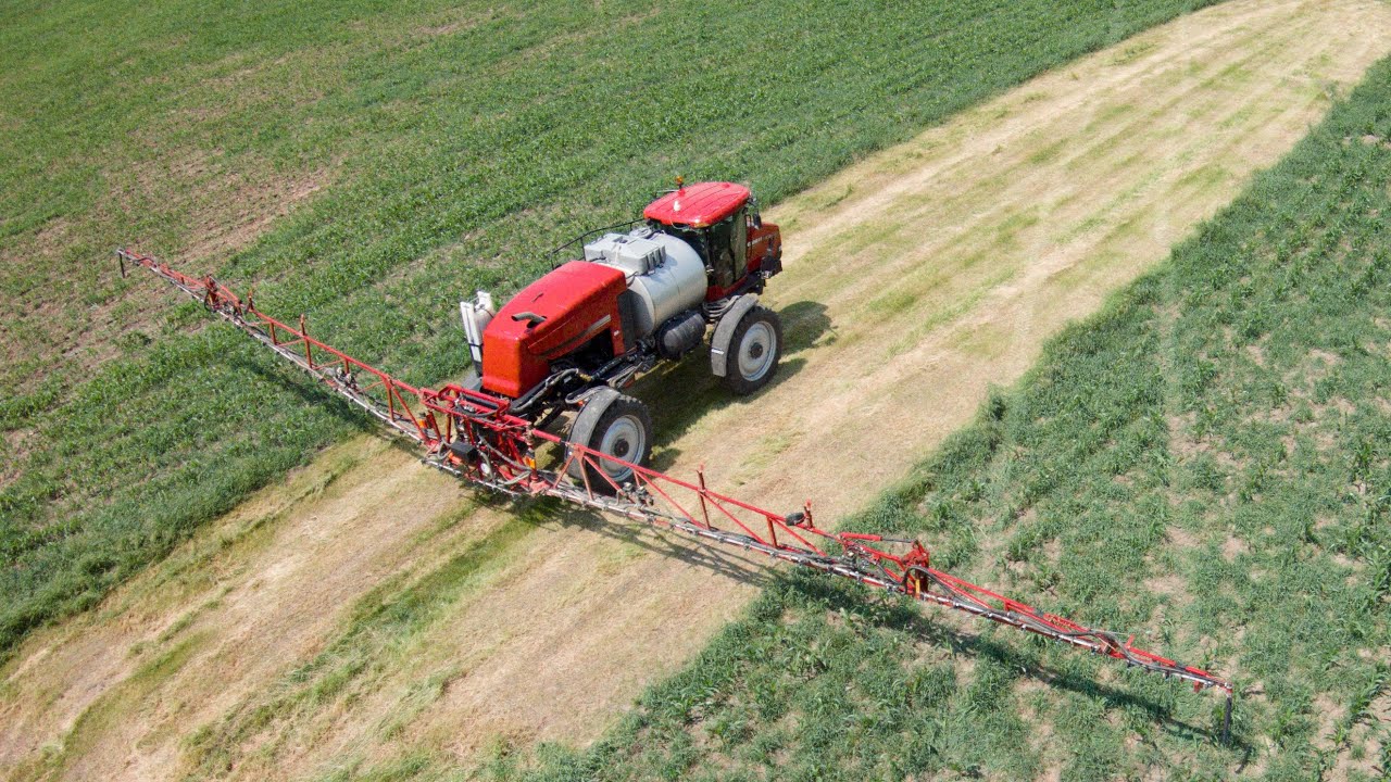 Spraying Corn - YouTube