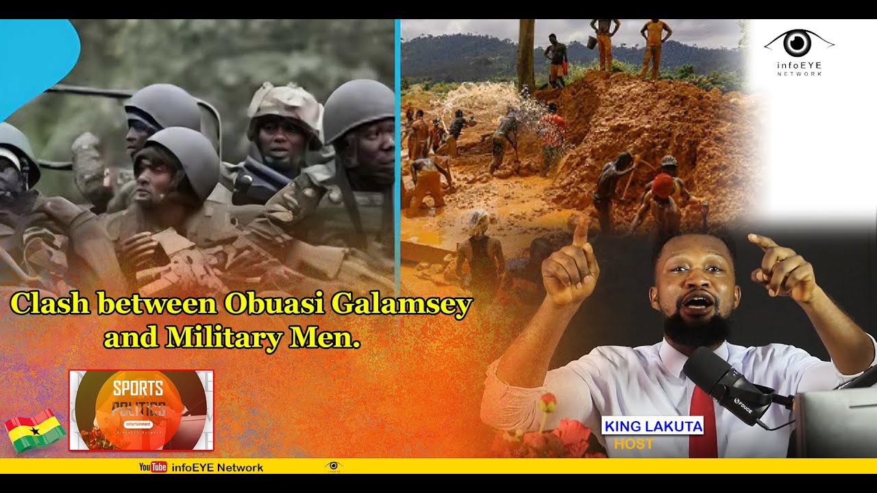 clash between Obuasi Galamsey and Military Men - YouTube