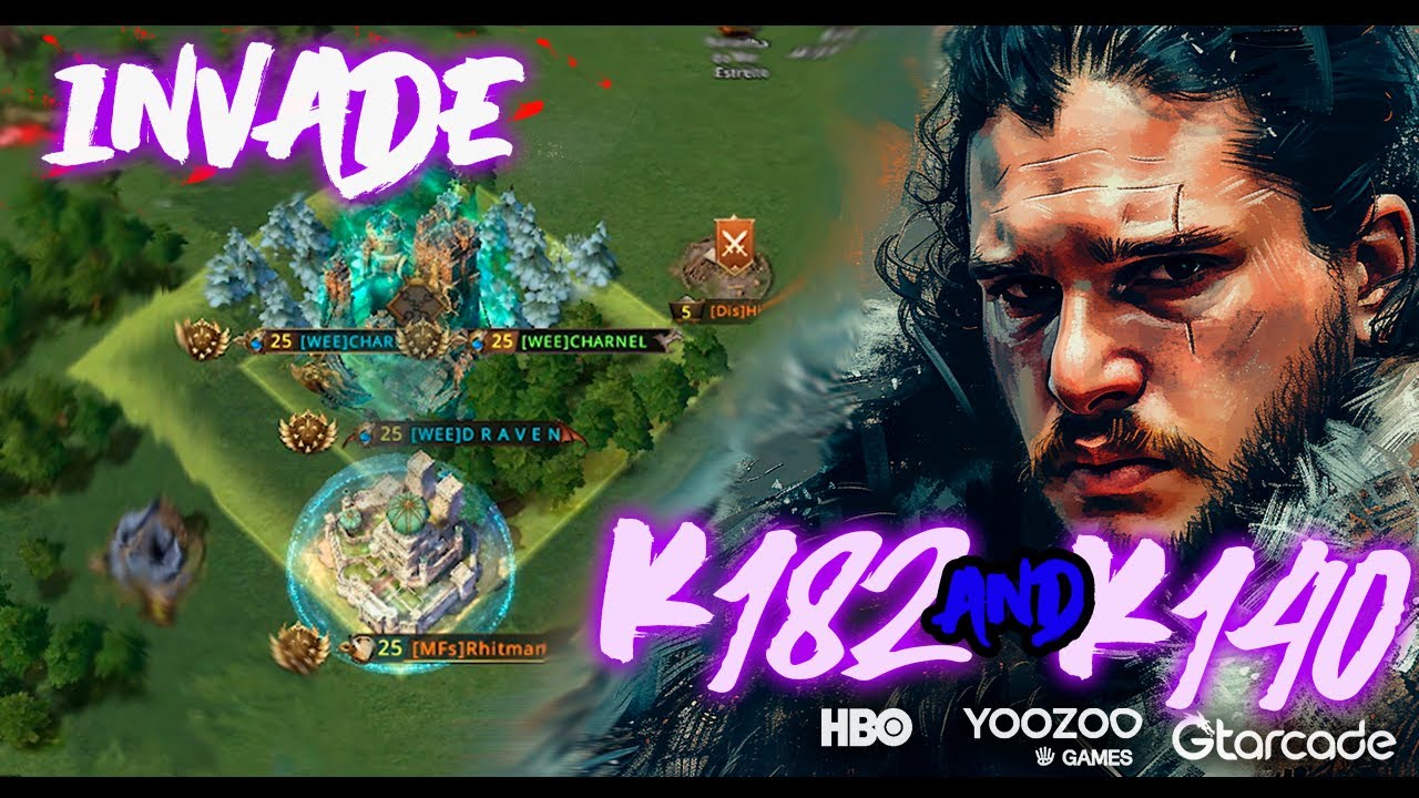 Invade k182 and k140 | GOT Winter is coming - YouTube