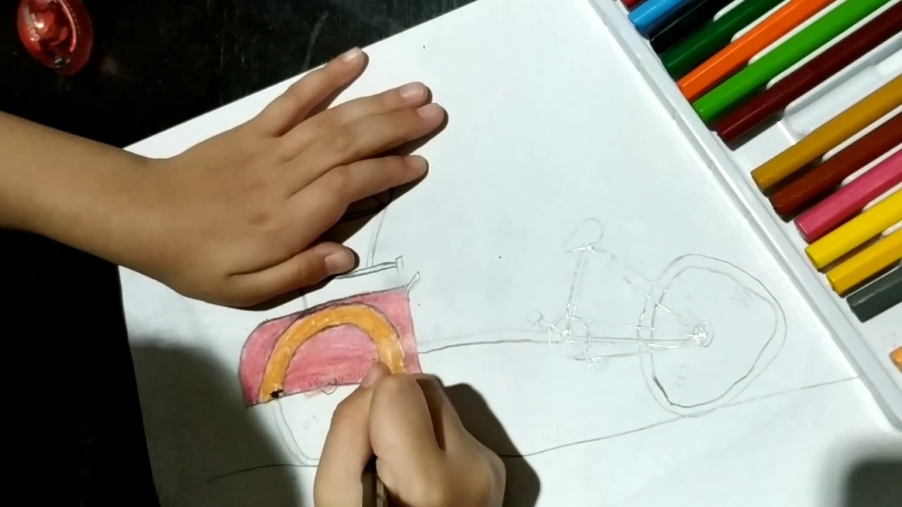 Aylin's Step by Step Drawing of a Pedicab - YouTube