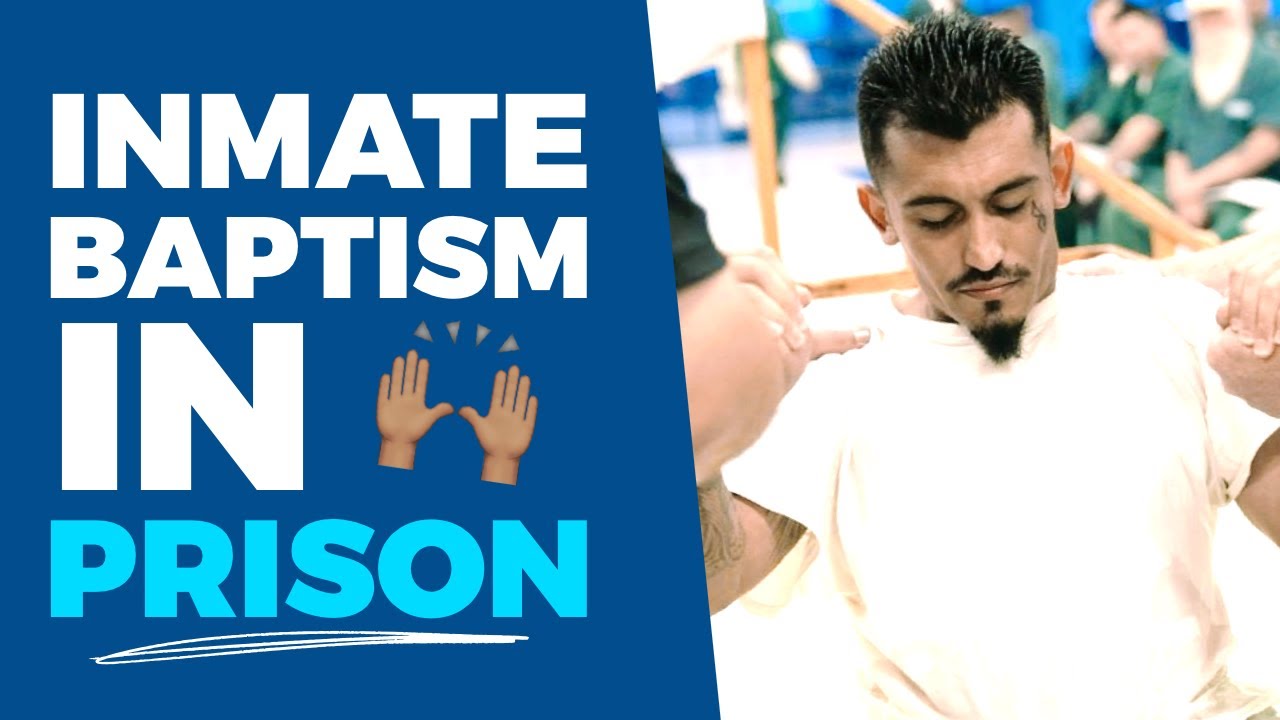 Inmate Baptized in High Maximum Security Prison - YouTube