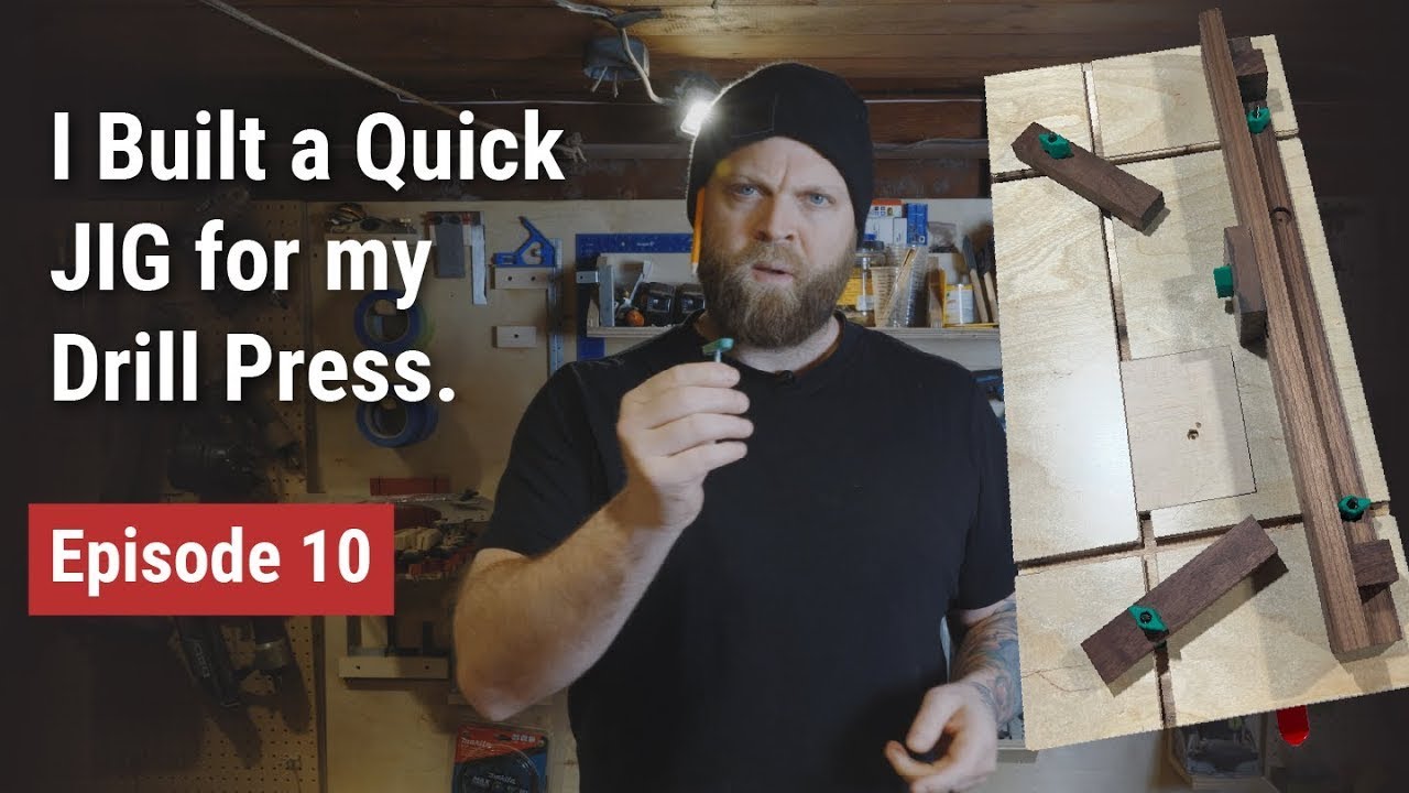 I Built a Quick JIG for my Drill Press - Using Micro Jig Hardware - YouTube