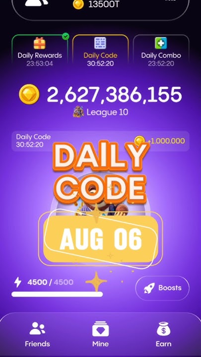 Gemz 6 August Daily Code | Daily Code Today| GEMZ Daily Code Today ...