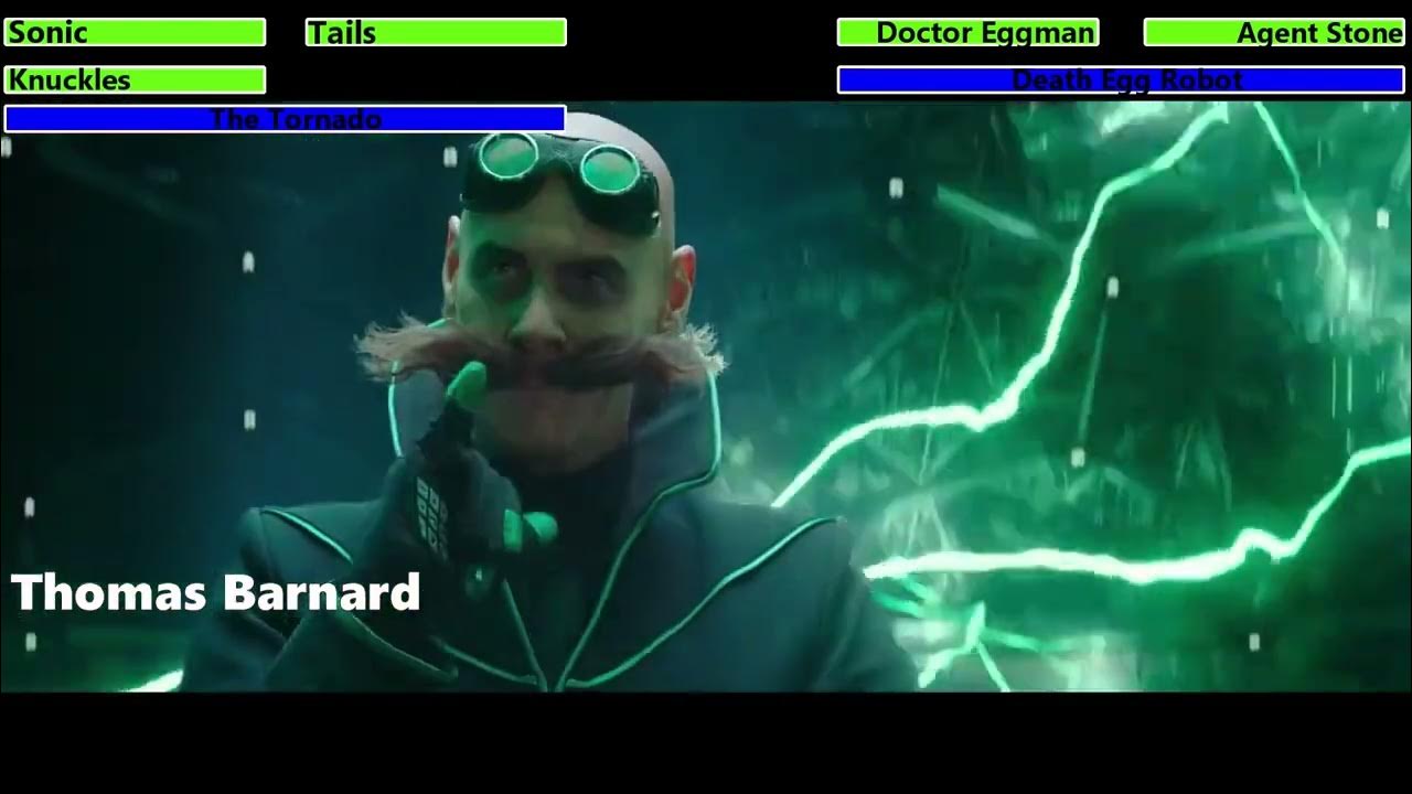 Sonic the Hedgehog 2 (2022) Final Battle with healthbars 1/4 - YouTube