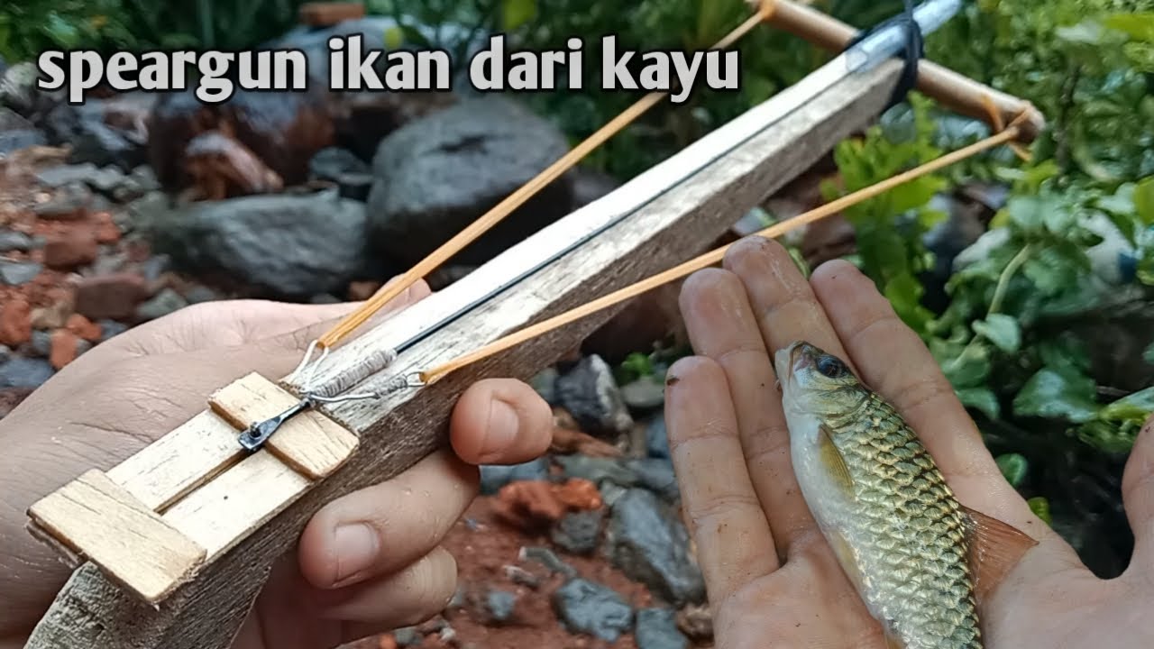cara membuat panah ikan speargun - YouTube