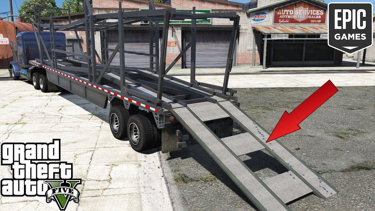 How to install Car Carrier Trailer Mod (2020) GTA 5 MODS - YouTube