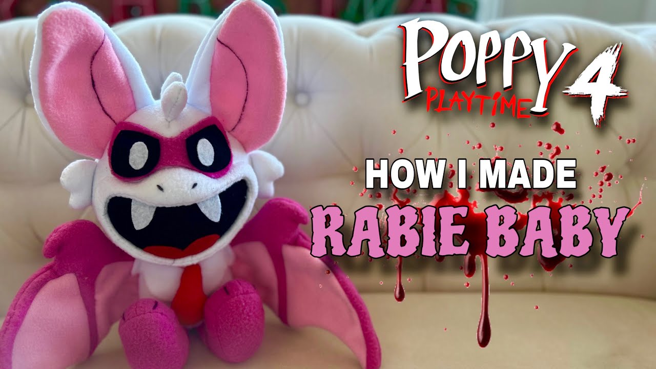 RABIE BABY Custom Plush DIY! |Poppy Playtime Chapter 4 - YouTube